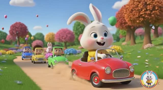 Главное Приключение — Учим Алфавит, Цифры и Участвуем в Гонках! 🐰🚗💨