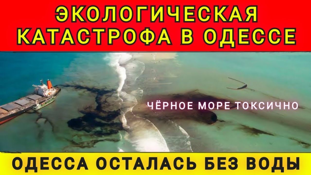 Экологическая катастрофа в Одессе. Чёрное море испорчено. Колобок из Одессы