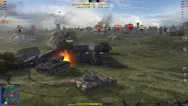 Реплеи в tanks blitz - 1 степень, объект 84