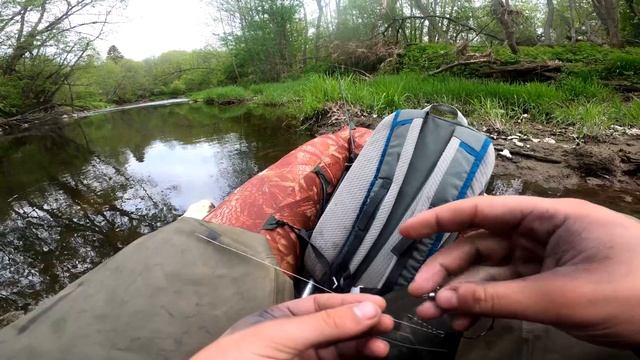 Сплав по микро реке в смоленской области ! Спиннинг !