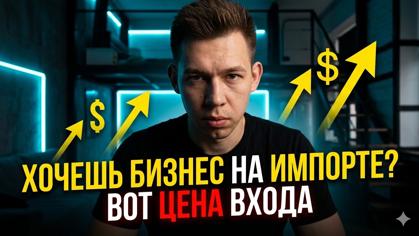 Хочешь свой бизнес на импорте ? Вот цена входа