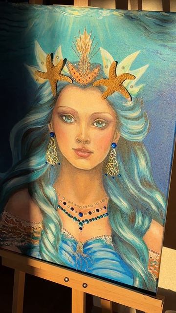 Картина акрилом «Вода»