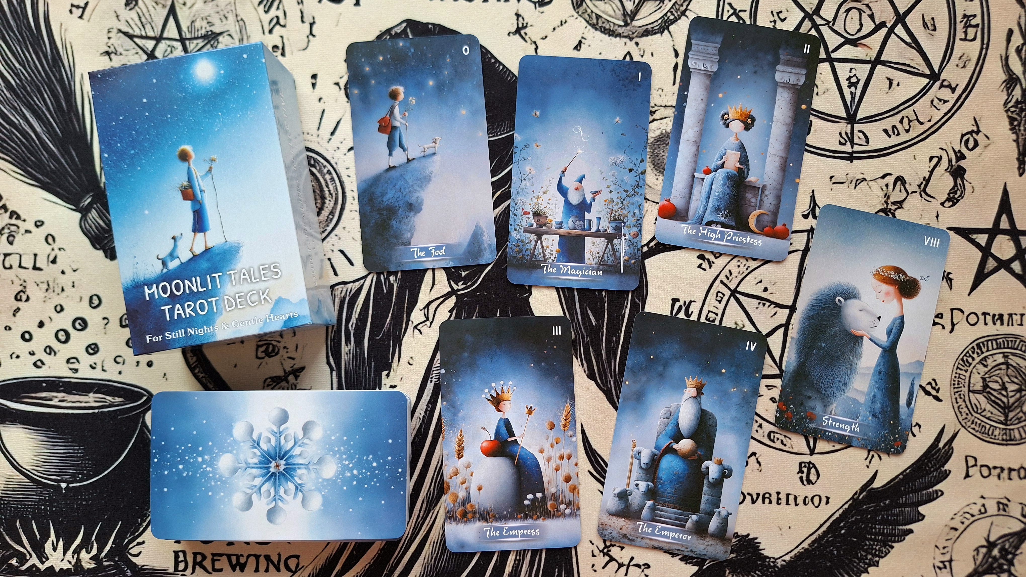 Обзор нежной колоды Moonlit Tales Tarot Deck 💫💫 Таро Лунные сказки 💫💫