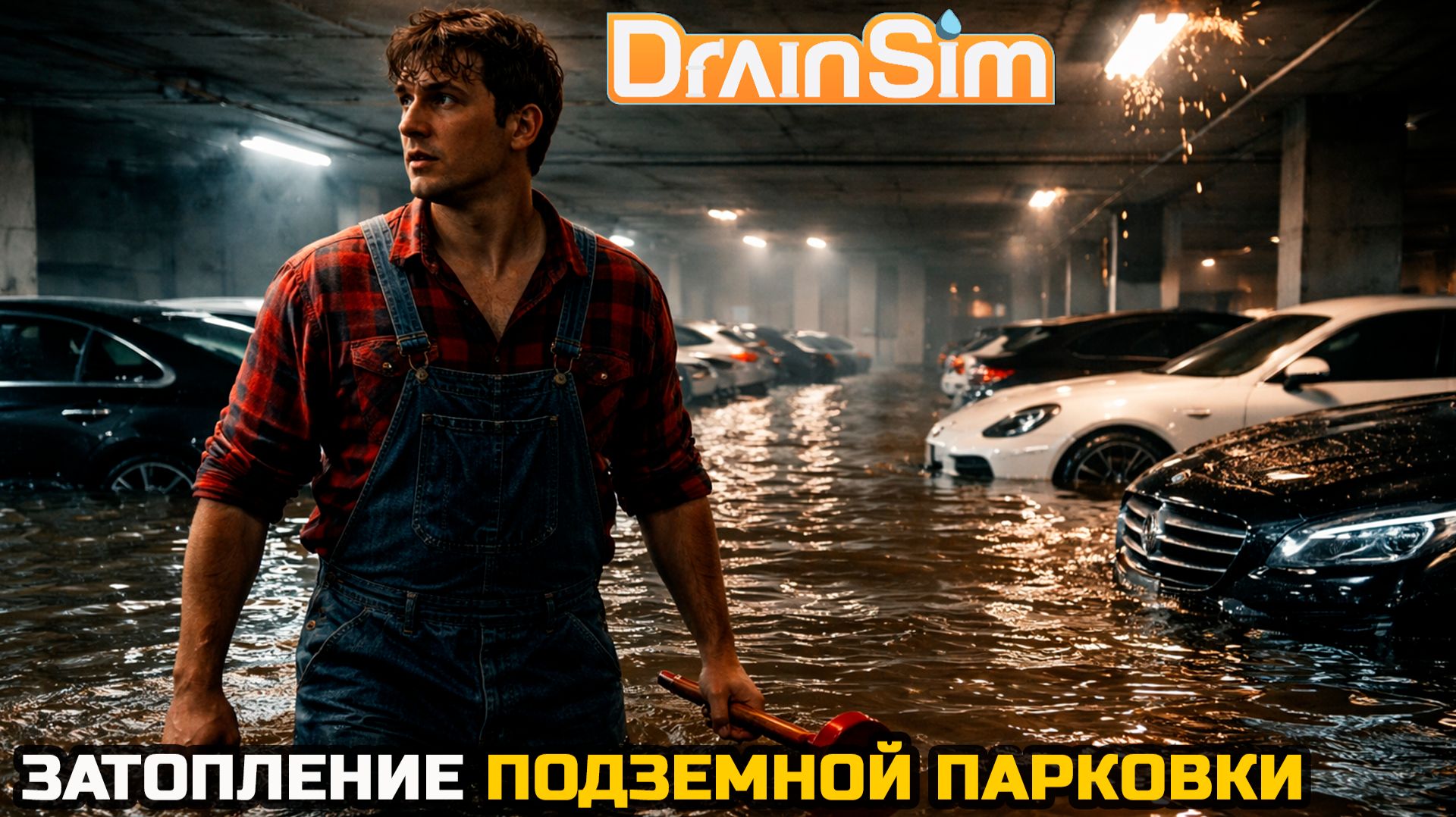 СПАСЕНИЕ ПАРКИНГА ОТ ПОТОПА! - DrainSim №5