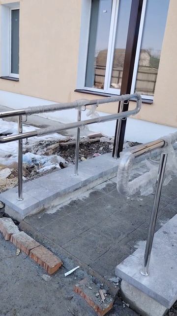 Перильное ограждение из нержавеющей стали I Поручни из нержавейки I ФОЛ  Физический ослабленные люди