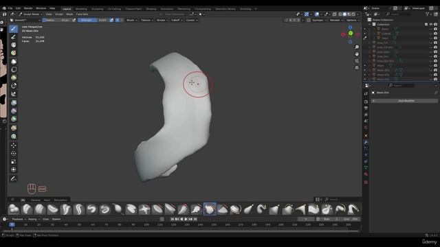 Cyborg Hard Surface Character Creation in Blender (3) 3 - Neck & Back Armor