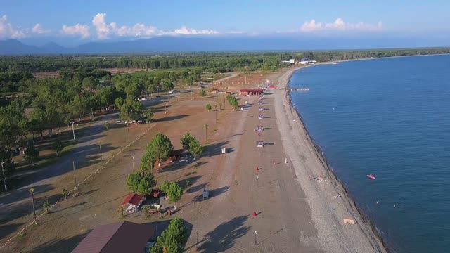 7 часть. Автокемпинг Сосновый бор - квадрокоптер, Абхазия.