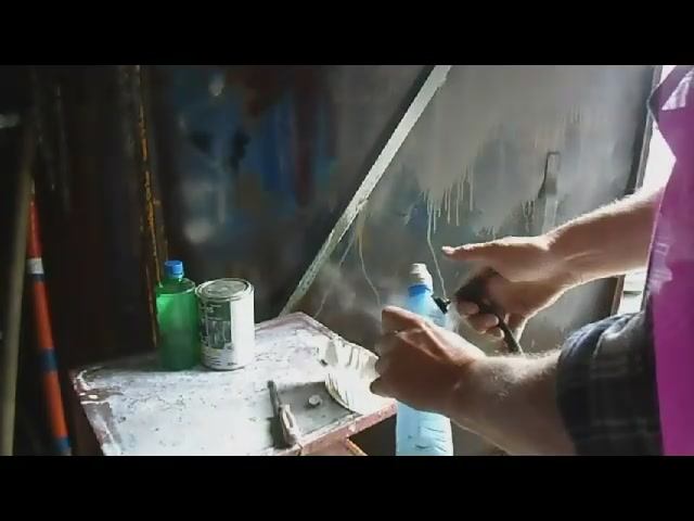 Самодельный краскопульт_ Заправка и проверка