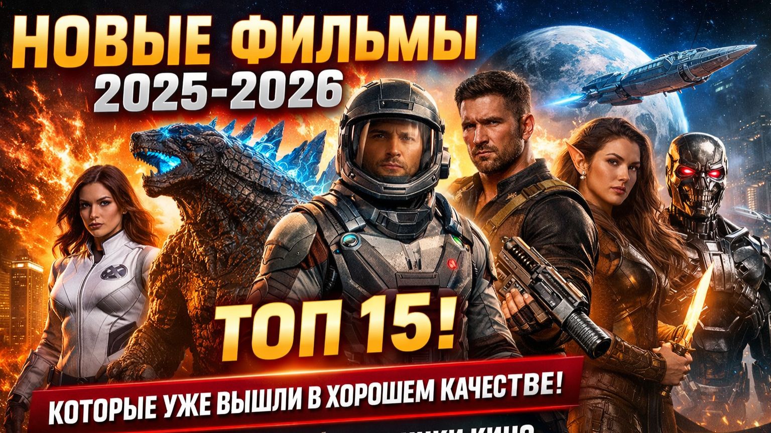 НОВЫЕ ФИЛЬМЫ 2025-2026, КОТОРЫЕ УЖЕ ВЫШЛИ | ТОП 15 ЛУЧШИХ НОВИНОК КИНО