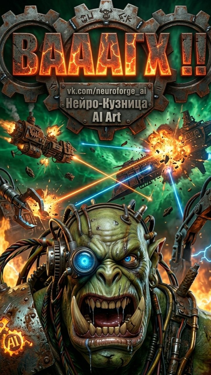 WAAAGH! КРУЧЕ ВСЕХ!  Warhammer 40,000