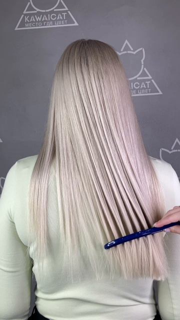 Идеальный холодный блонд как самый прекрасный бриллиант