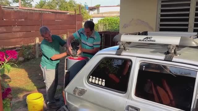 Автомобиль ездит на угле