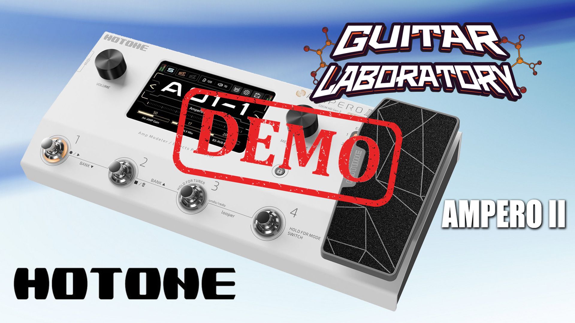 Гитарный процессор HOTONE Ampero II  - демонстрация звучания