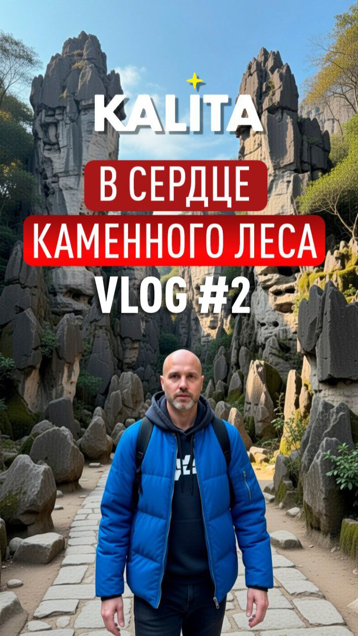 Каменный лес в Китае vlog 2
