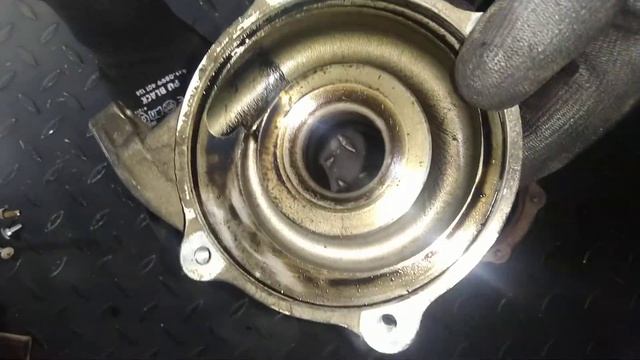Разборка турбины с ам Opel Corsa 1.3D.
