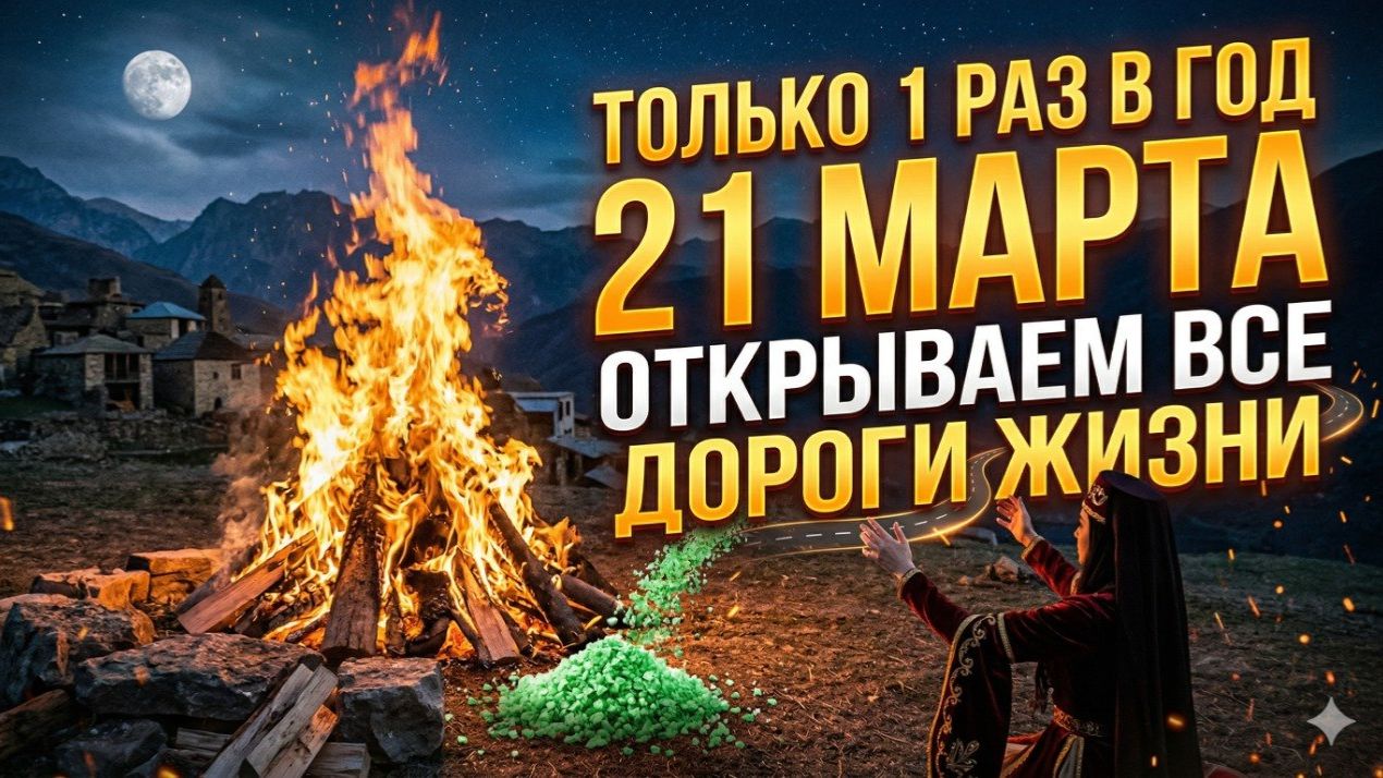 💥 Только 21 Марта, Открытие дорог жизни, призыв денег и полная чистка