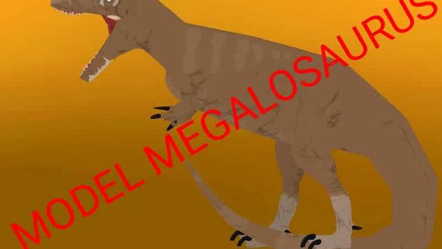 Моделька Мегалозавра