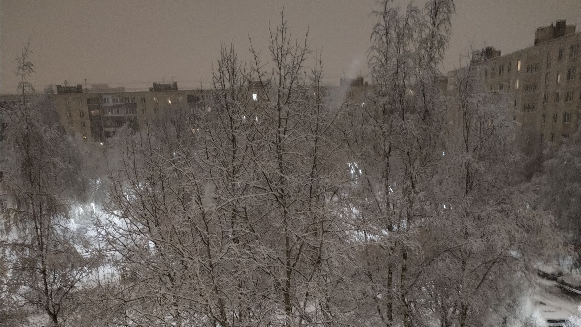 В городе большом