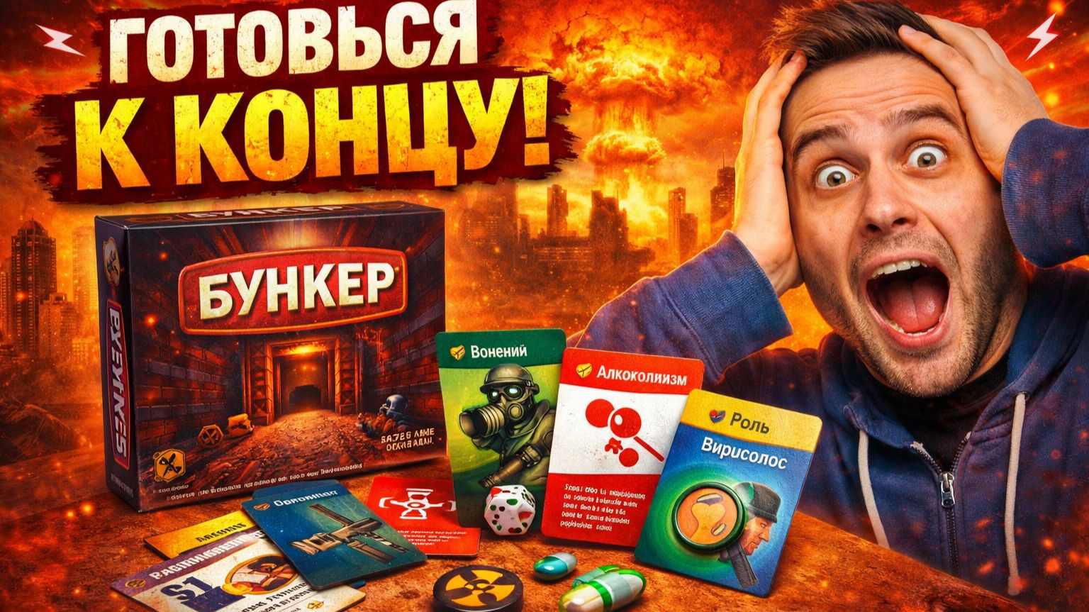 🎲 Правила настольной игры «Бункер»