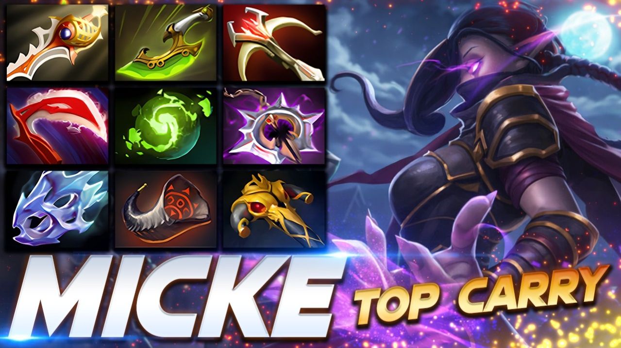 Micke Templar Assassin Top Carry — профессиональный геймплей в Dota 2 [Смотри и учись]