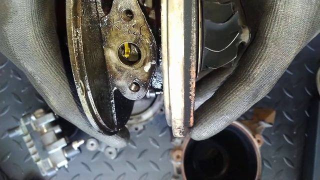 Разборка турбины с ам MB Sprinter Classic OM646 2.2D.