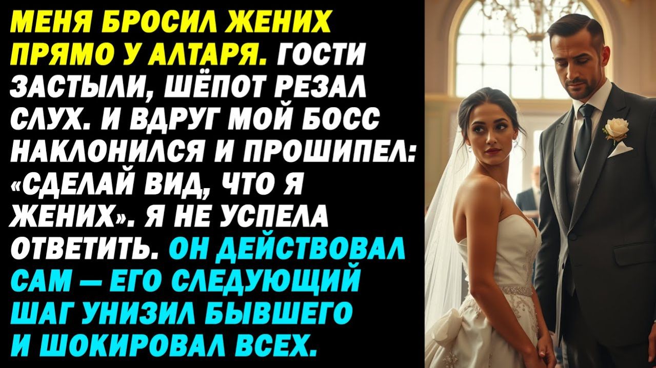 Истории из жизни|Меня бросил жених в день свадьбы 💔 Мой босс шепнул мне ...|Аудио рассказы