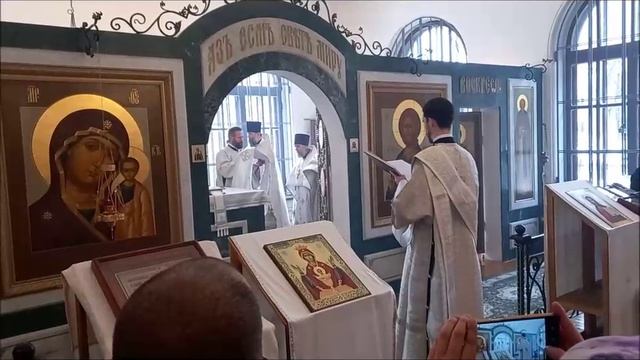 Храм прп. Иосифа Волоцкого. 21 марта 2026 г. Литургия в субботу Крестопоклонную.