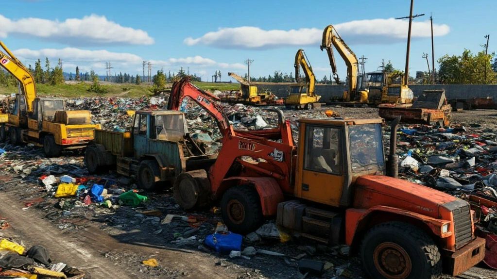 Запись стрима Junkyard Simulator №2