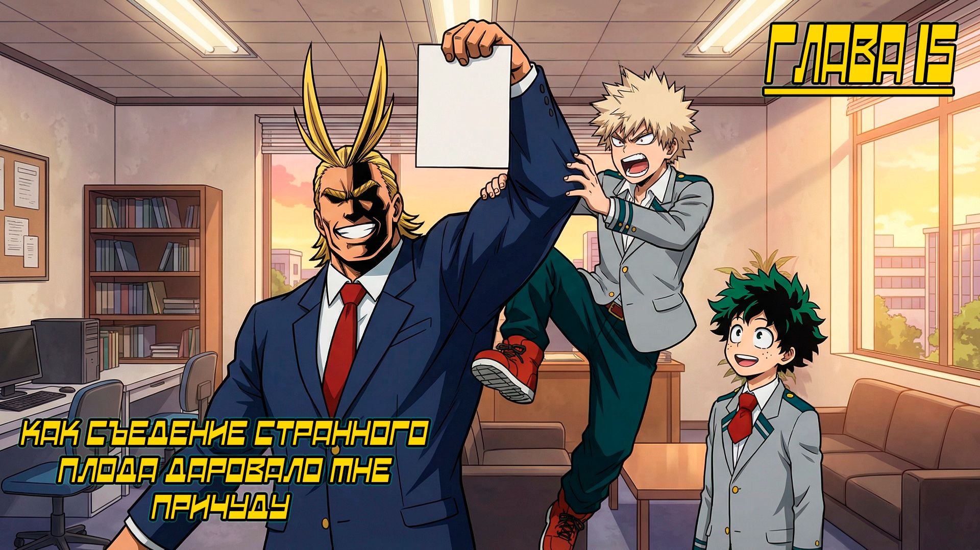 Как съедение странного плода даровало мне причуду - Глава 15 | Альтернативный сюжет по МГА