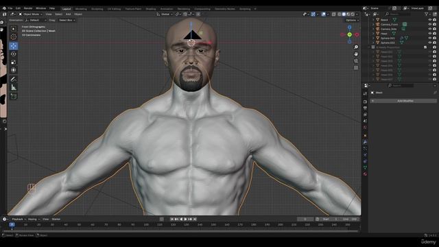 Cyborg Hard Surface Character Creation in Blender (2) 9 - Merge & Decimate