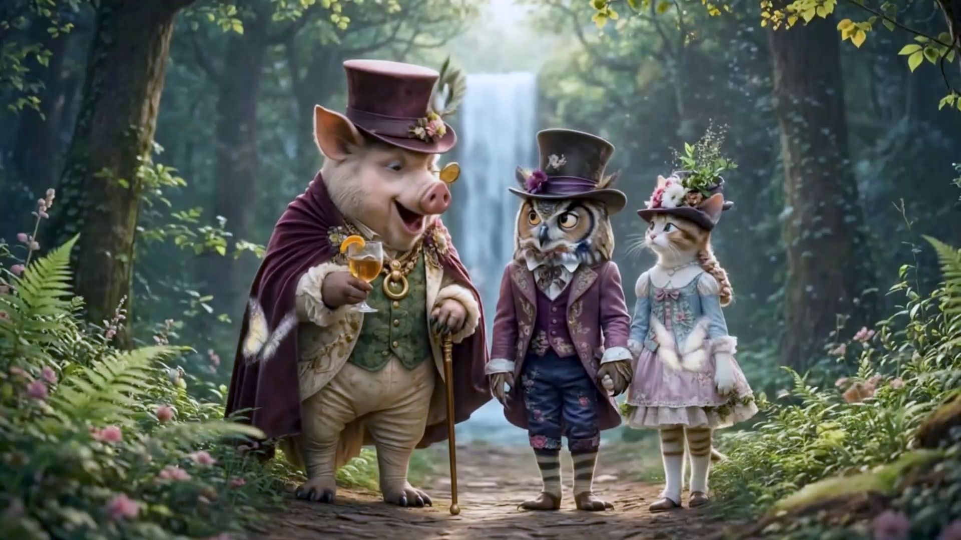 Филин и кошечка  [женские ai шлягеры]