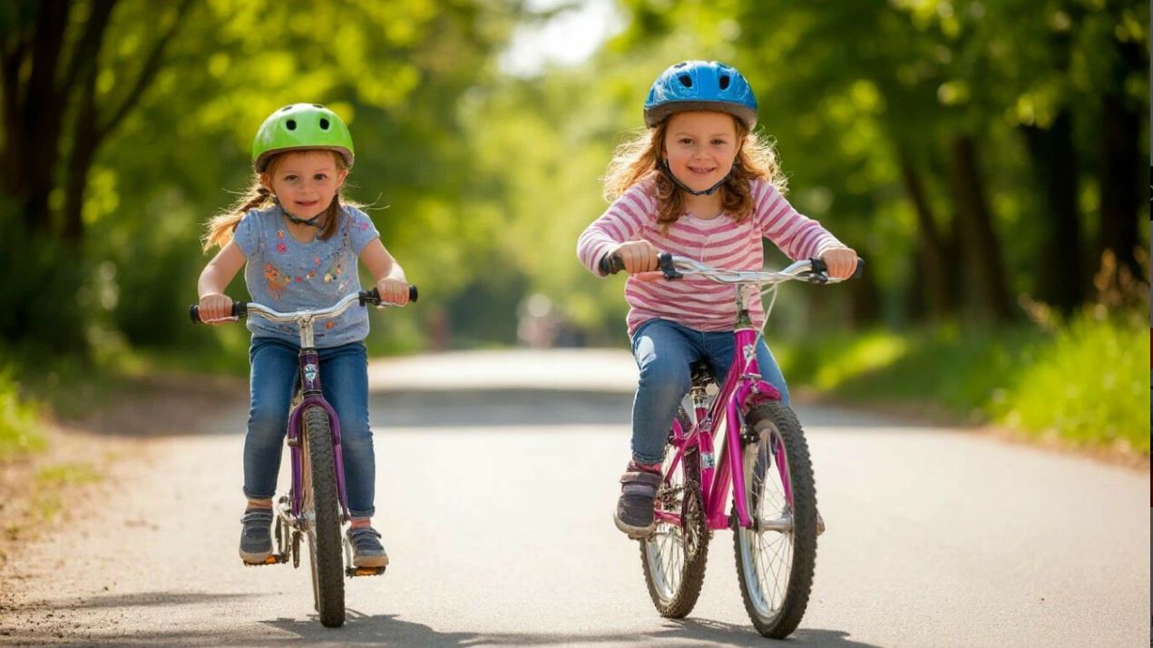 Story # 281 : Travelling : Rug up  Kids/Babies /Infants /Offsprings and teaching them to ride a bike