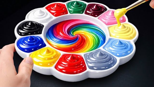 СМЕШИВАЕМ ЦВЕТА: СОЗДАЕМ 13 ЦВЕТОВ ИЗ ПЯТИ ОСНОВНЫХ! ЧТО ПОЛУЧИТСЯ? РЕАКЦИЯ