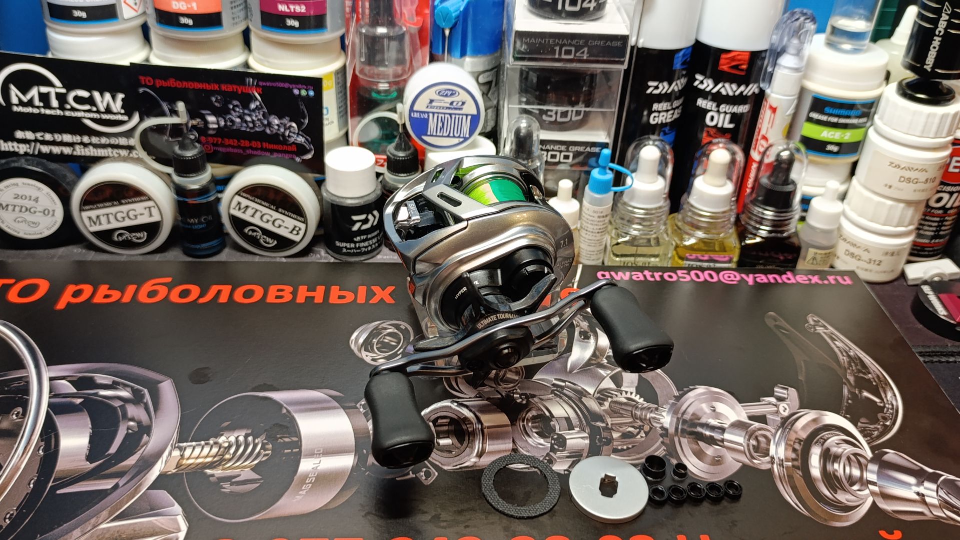 Обзор ТО разбор Daiwa ALPHAS SV TW 2021/2022