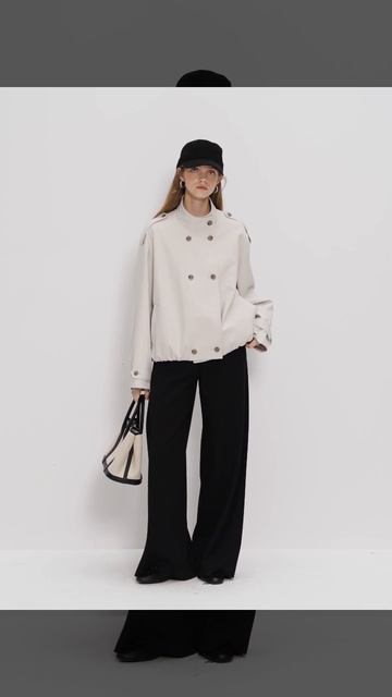 Куртка из искусственной кожи