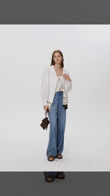 Джинсы свободные