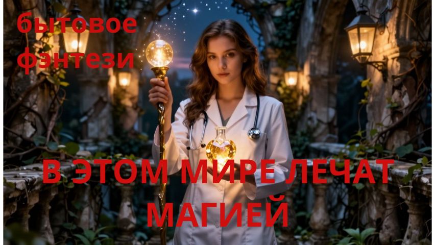 В этом мире лечат магией. Бытовое фэнтези. Попаданцы. Аудиокнига.