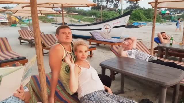 2.Открытие Кафе на Пляже. Серебряный браслет от Shashi #индия #гоа #india