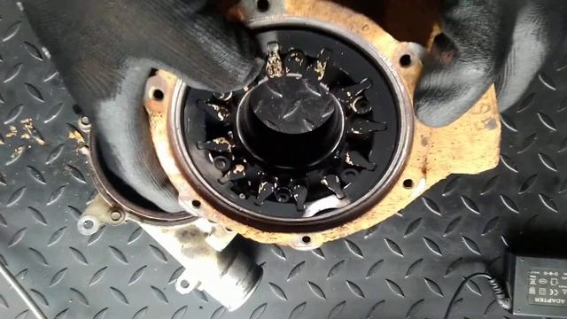 Разборка турбины с ам Toyota Land Cruiser, 2.5D