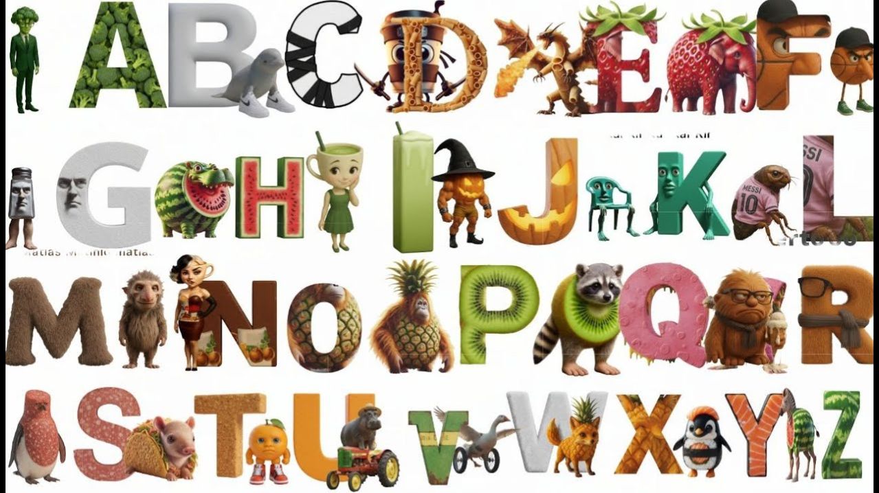 УЧИМ АНГЛИЙСКИЙ АЛФАВИТ 🅰️🅱️©️С КЛАССНЫМИ БРЕЙНРОТИКАМИ! ОТ АНТОНИЙО ДО ЗИБРА ЗУБРА! 😺😸🙀