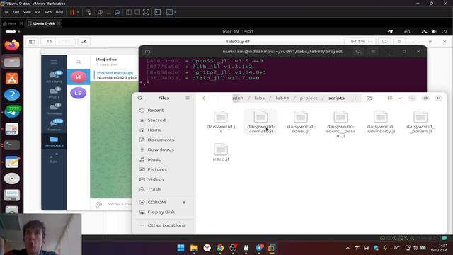 Выполнение лабораторной работы 3
