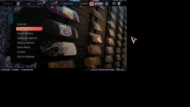 Tony Hawk's Pro Skater 3 + 4 Видео 1. Меню, тест записи, проблема с разрешением