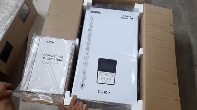 Распаковка электрокотла Zota Solid  Х 14 кв