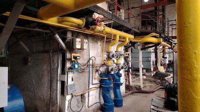 Паровой котел ДКВР-4-13 без экономайзера,  с одной горелкой и на естественной тяге