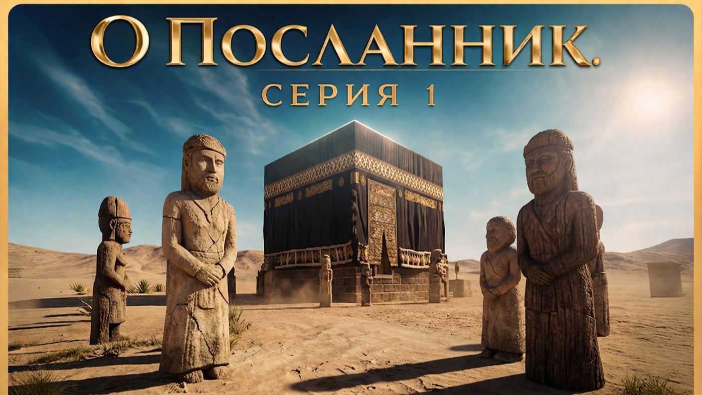 Жизнь Пророка Мухаммада ﷺ — Первый в мире ИИ-сериал о Сире! — О Посланник | Ср. 1