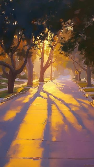 Длинные тени (картина #1113) / Арт-студия Нормова