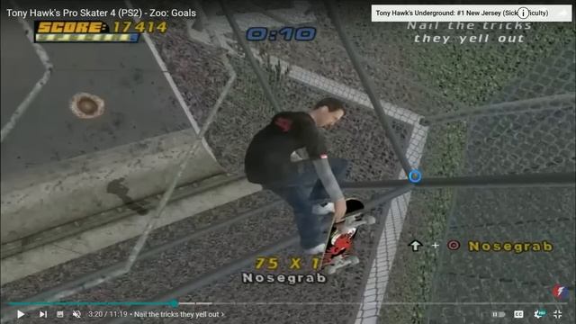 Зоопарк в оригинале Tony Hawk's Pro Skater 4 был намного лучше ремейка!