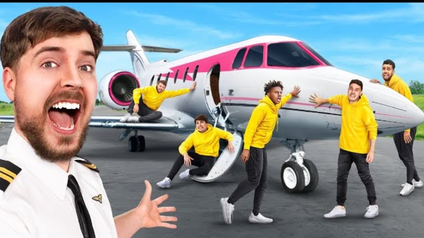 11 ютуберов которые сражаются за частный самолёт. Мистер Бист.