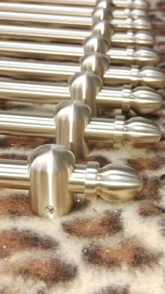 Латунные ковродержатели 1,5 м  и 2,0 м готовы к отправке к своему покупателю