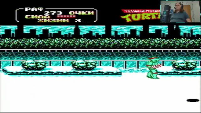 NES Teenage Mutant Ninja Turtles II - Arcade Game